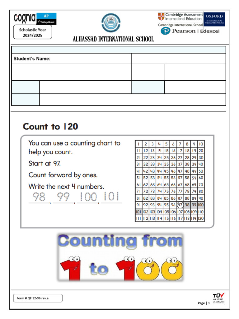 G1 Math Worksheet 2 t2 24-25 | PDF