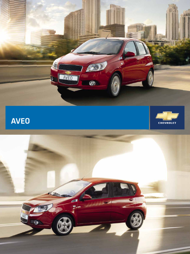 Chevrolet Aveo 2008 UK | PDF | Fuel Economy In Automobiles | Trunk (Car)