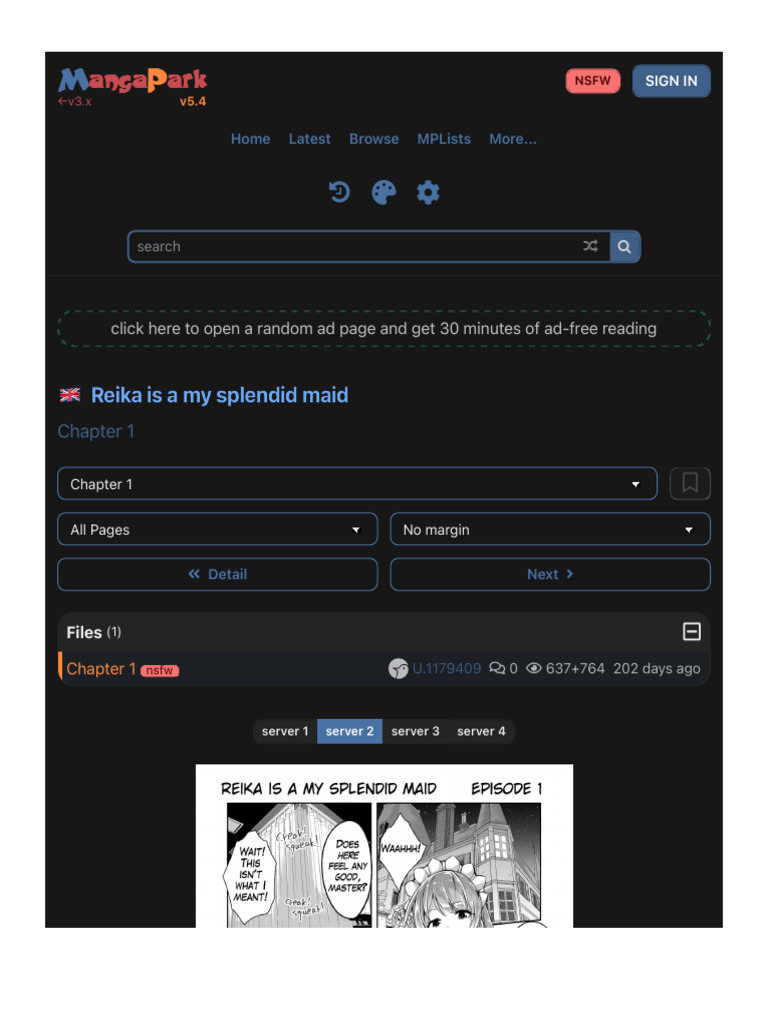 Reika Is A My Splendid Maid - Chapter 1 - Share Any Manga On MangaPark | PDF