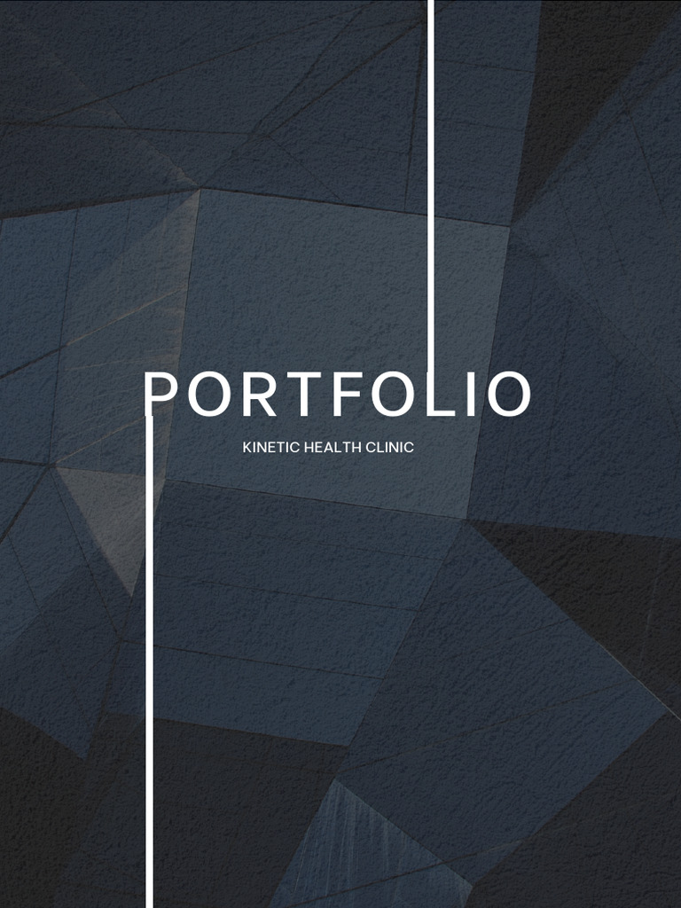 Black and White Simple Portfolio A4 | PDF