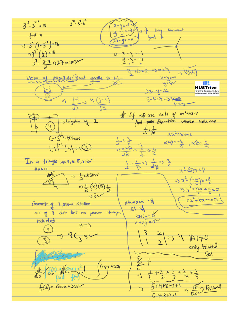 Net Past Mcqs Sol 1 - NUSTrive JSJWJ Sjdjcby Nowsherwan | PDF