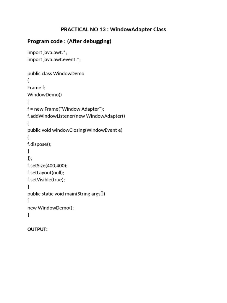 PRACTICAL NO 13 Ajp | PDF