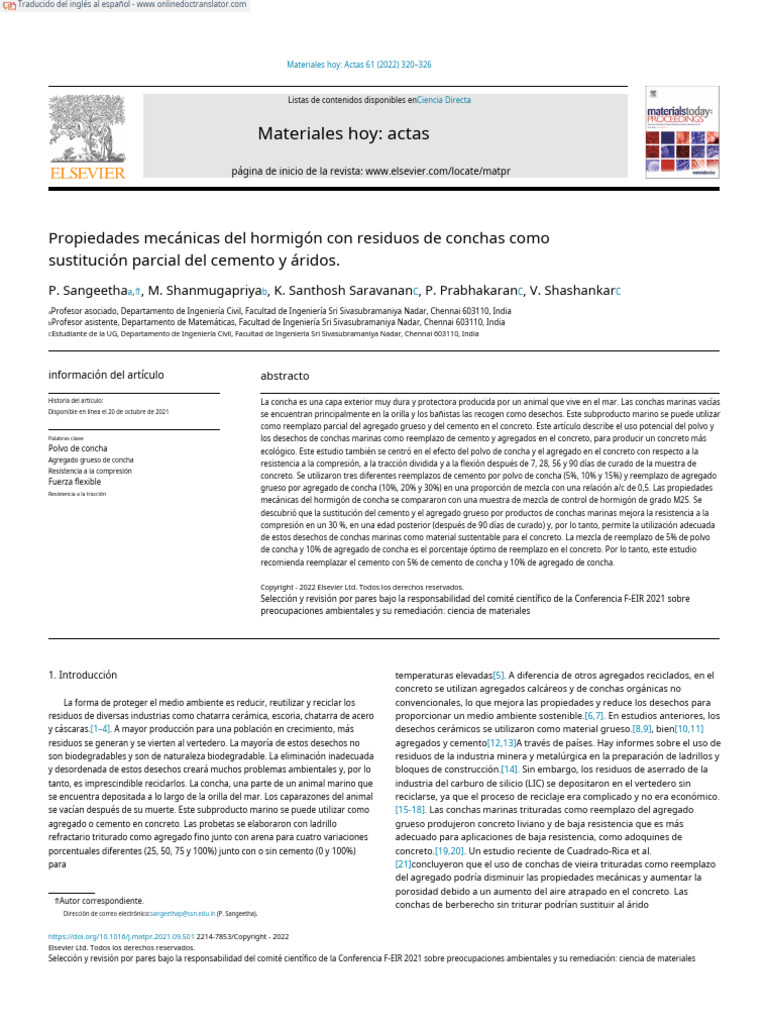 Mechanical Properties of Concrete With Seashell Waste As Partial ...