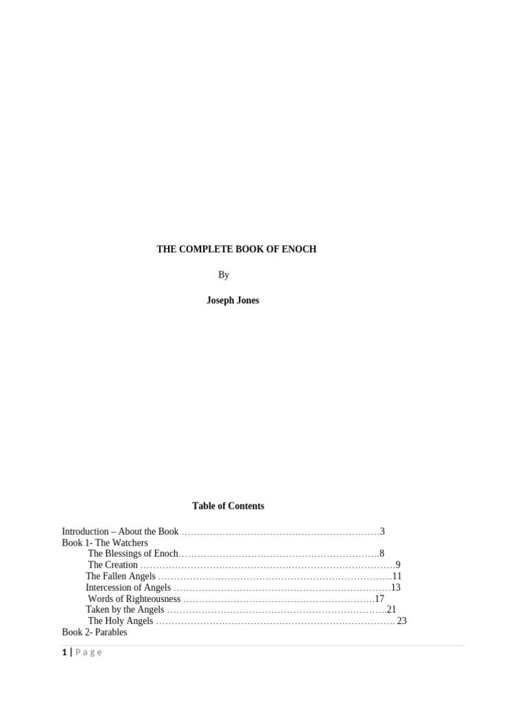 The Book of Enoch Explained | PDF | Book Of Enoch | Bible