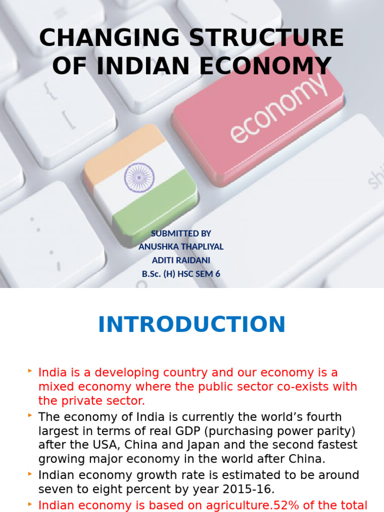 Evolving Dynamics of Indian Economy | PDF | Economy Of India | Gross ...