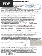 AP Physics C - Mechanics Cheatsheet (2023) | PDF | Force | Momentum