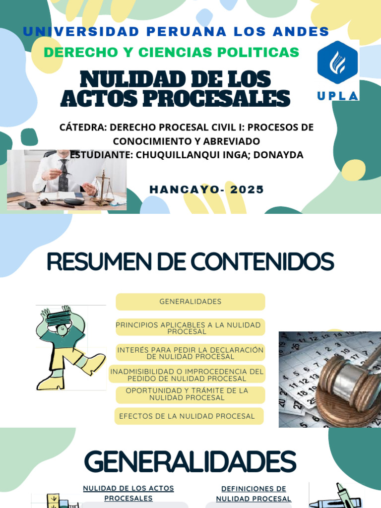 Nulidad de Los Actos Procesales | PDF | Ley procesal | Nulo (ley)