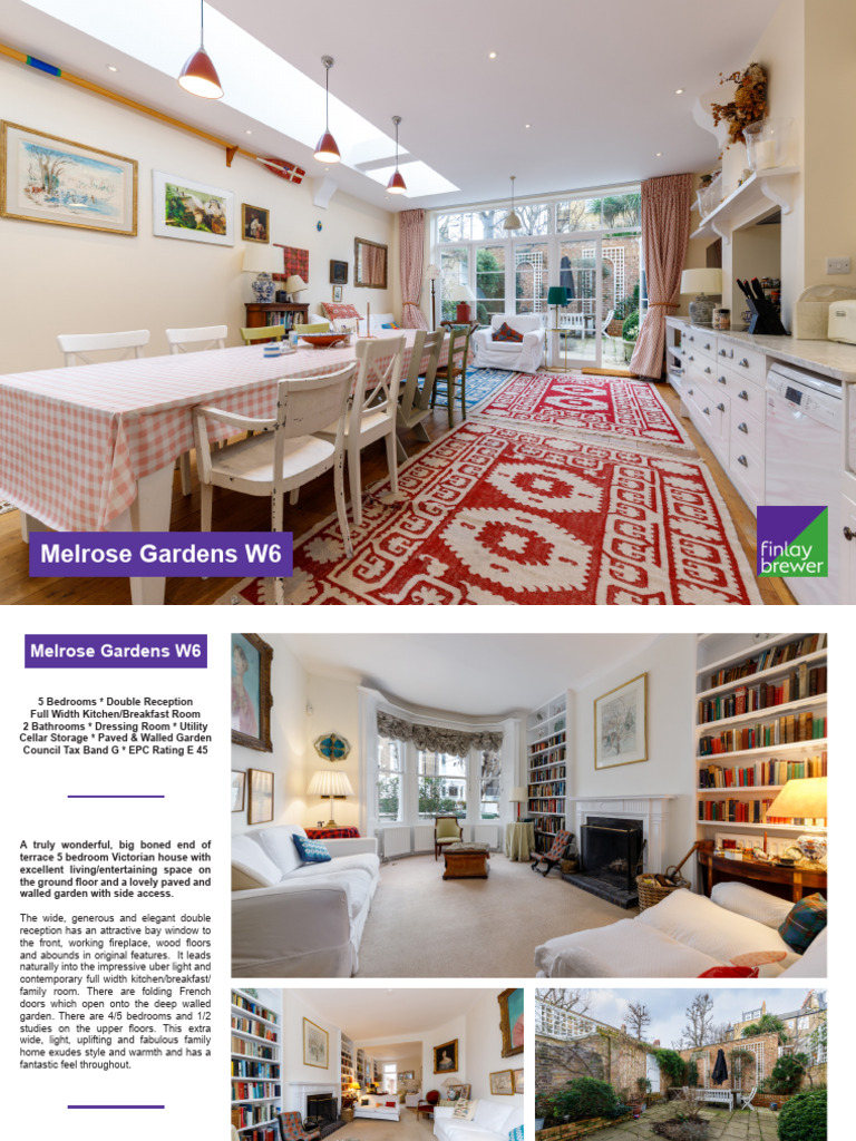 42 Melrose Gardens - Brochure DRAFT | PDF | Bedroom | Basement