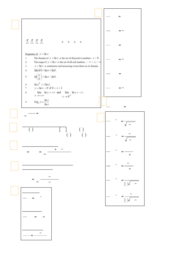 AB Flash Cards 2022 | PDF | Integral | Mathematical Objects