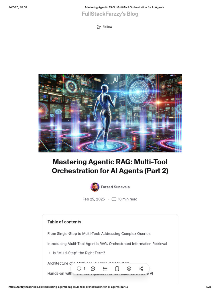 Mastering Agentic RAG - Multi-Tool Orchestration For AI Agents | PDF | Artificial Intelligence ...