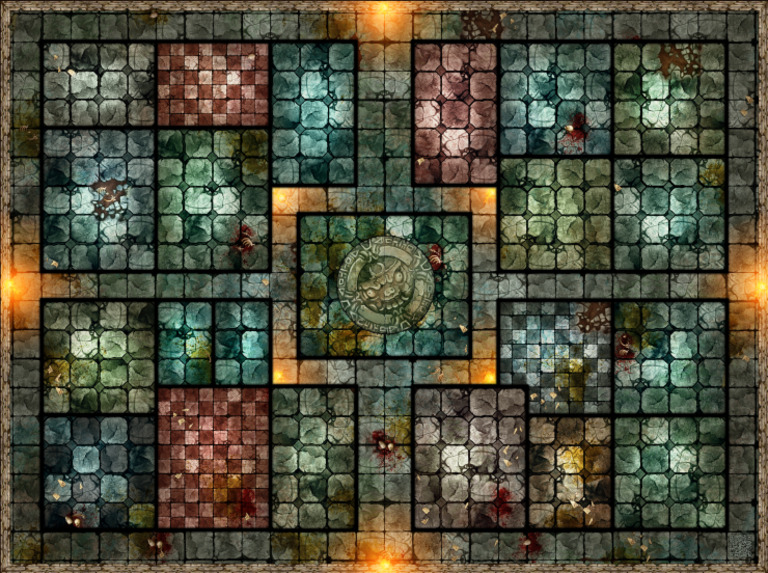 1-Tablero Beautiful Dungeon Mats 81,7 X 61 CM (30 MM) | PDF