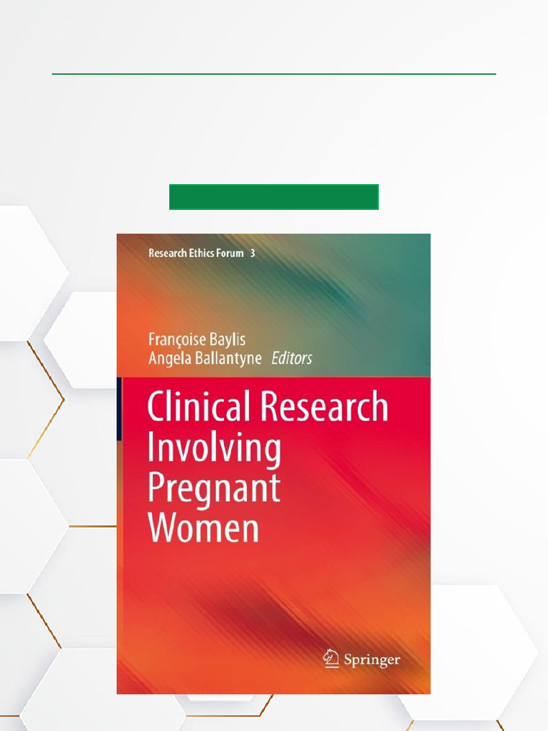 Must Own Clinical Research Involving Pregnant Women Missed Trials Full ...