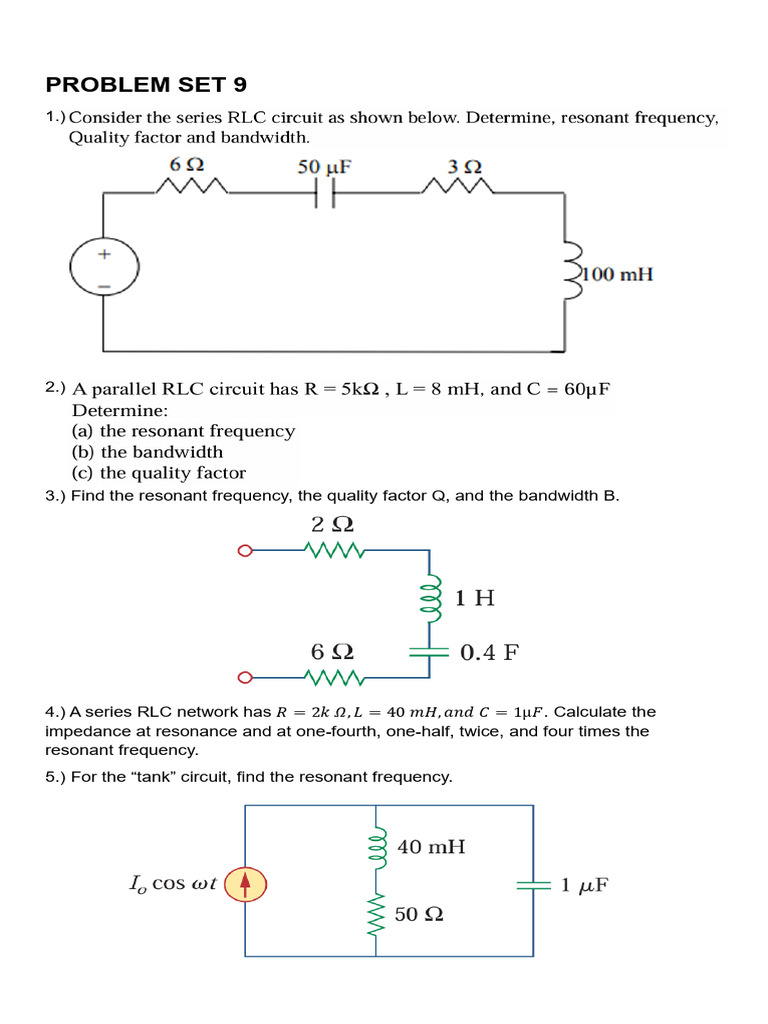 Problem Set 9 | PDF