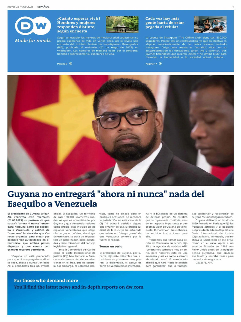 Deutsche Welle en Español 22 May 2025 | PDF