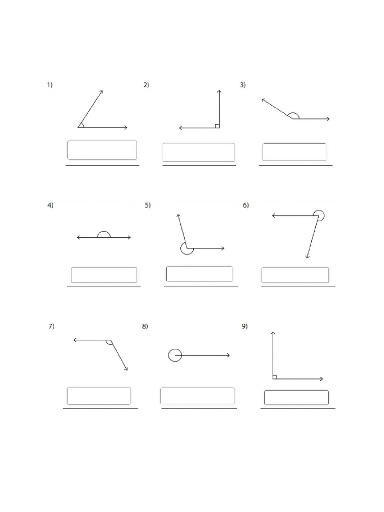 8th Grade Angles Homework | PDF