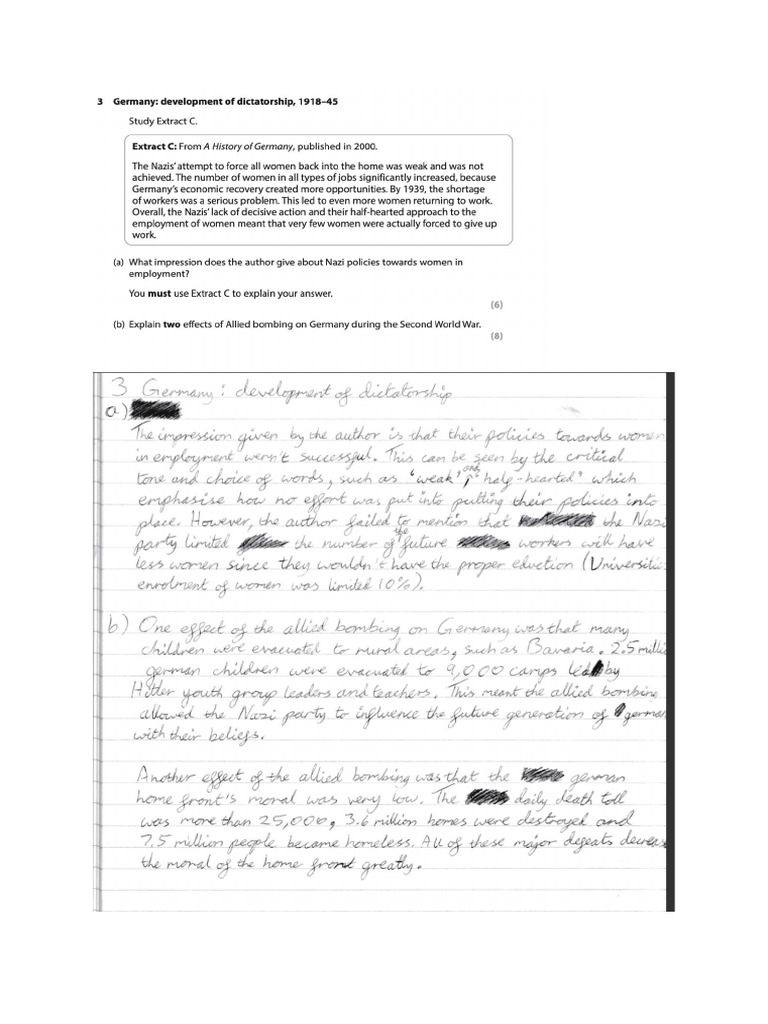 History Past Paper Questions | PDF