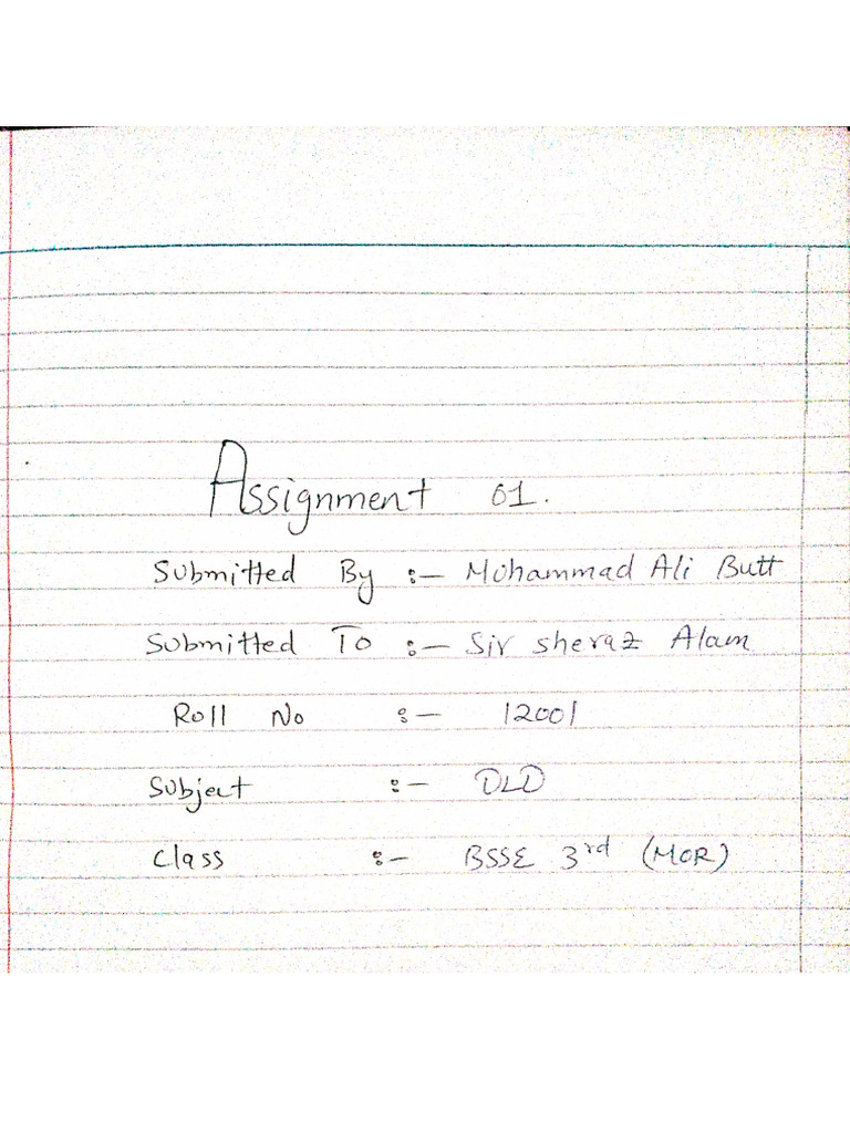 Muhammad Ali Butt CH 01 | PDF