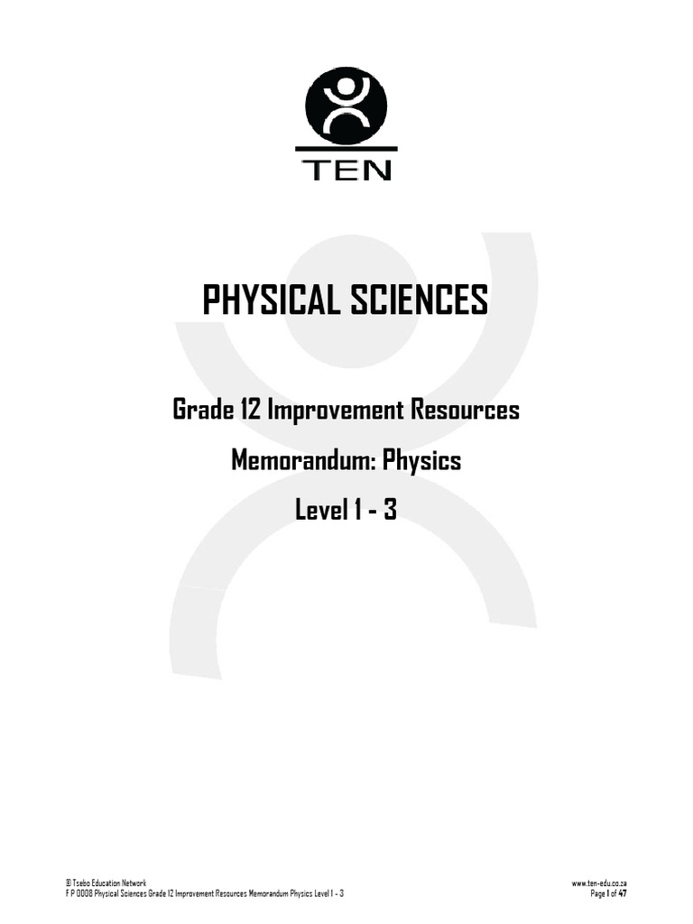 Aasa Physics Level 1-3 Memo | PDF | Force | Quantity