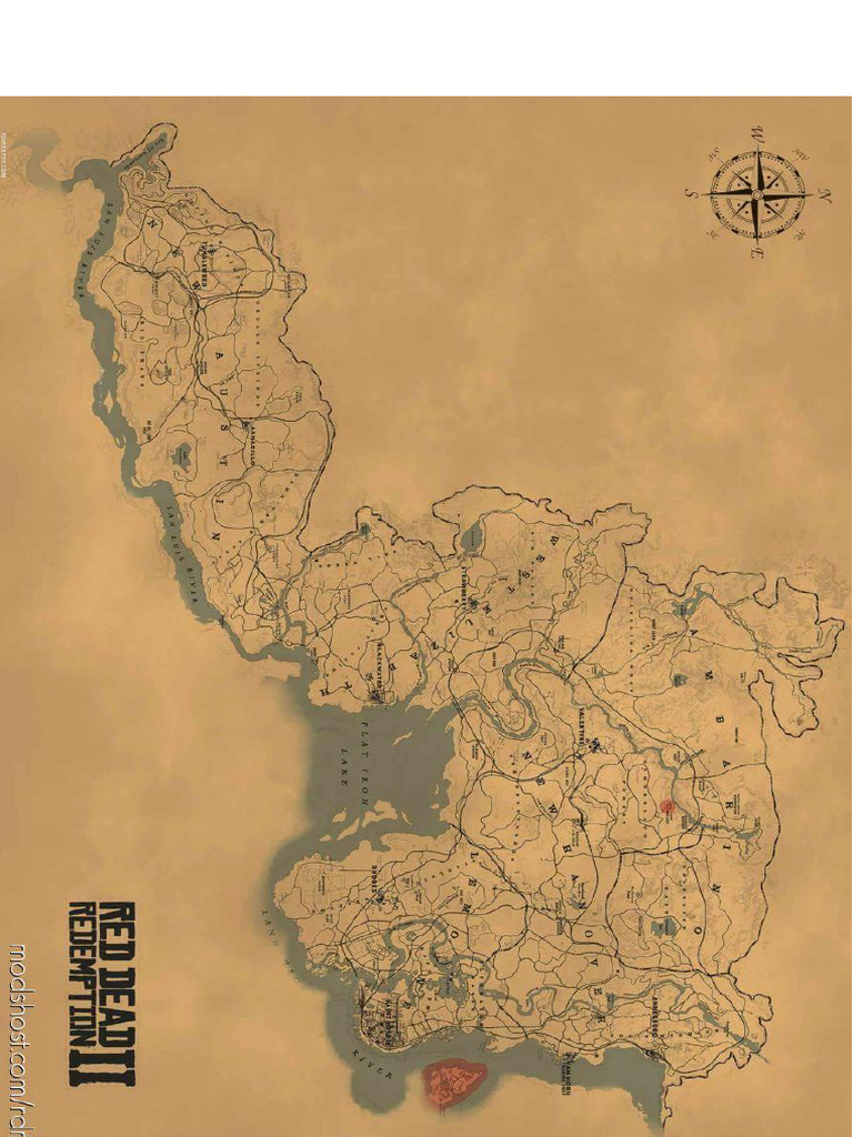 Mapa Red Dead Redemption 2 | PDF