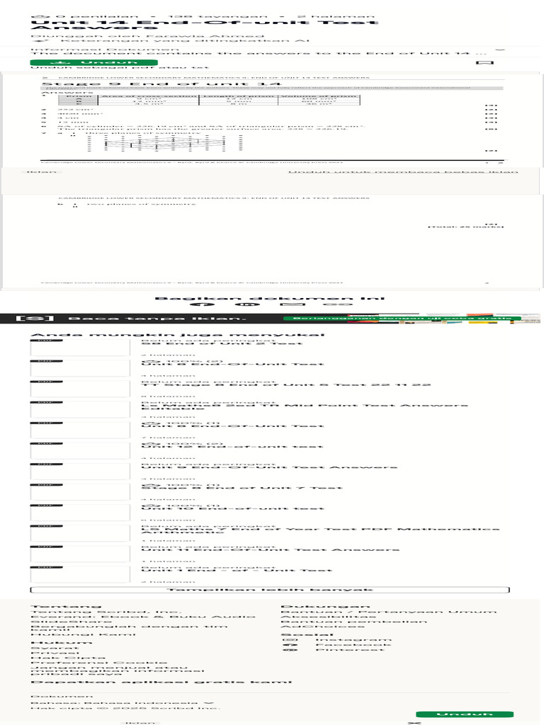 Unit 14 End-Of-unit Test Answers PDF | PDF
