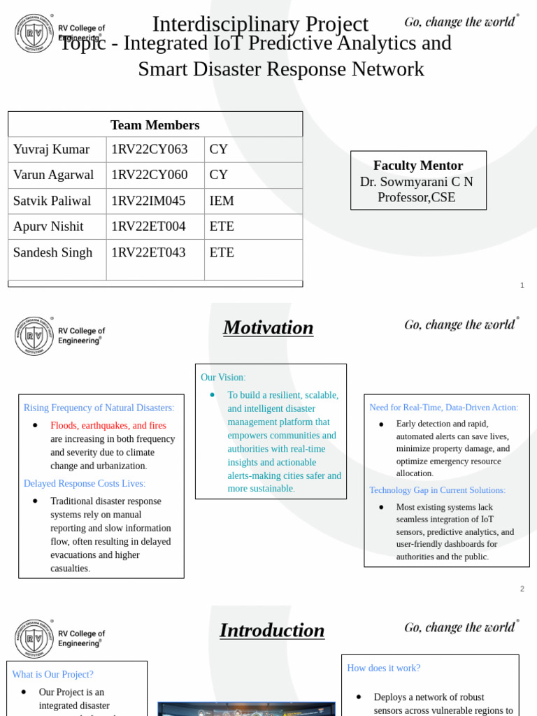 Smart Disaster Response Platform | PDF | Internet Of Things ...