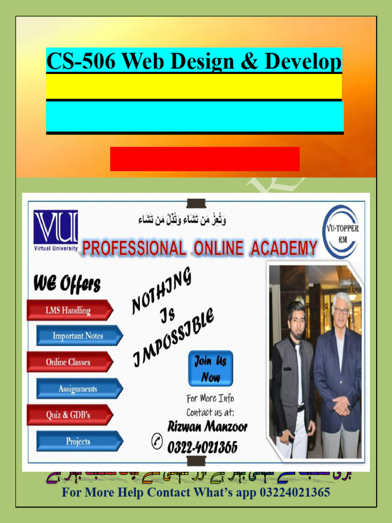 CS506 Mcqs MidTerm by Vu Topper RM-1 | PDF | Class (Computer Programming) | Java (Programming ...