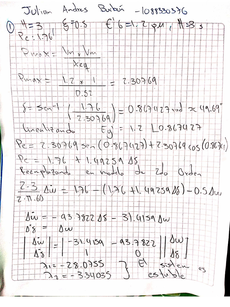 Solucion Examen 2 2020A Nota 4.3 | PDF