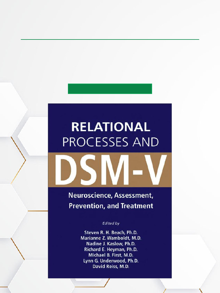 Relational Processes and DSM V Neuroscience, Assessment, Prevention, and Treatment Fast Download ...