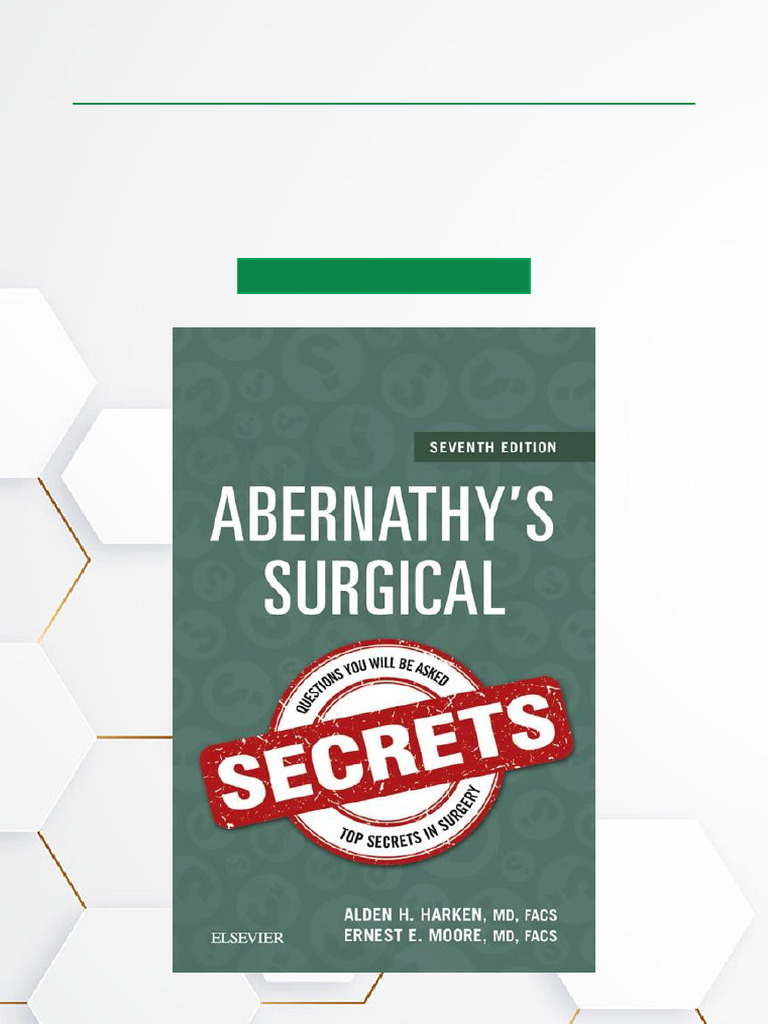 Abernathy's Surgical Secrets - 7th Edition Full Text Download | PDF | Aorta | Breast Cancer