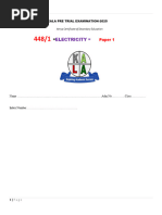 LET Sample Paper 1: Electrical Theory | PDF | Electrical Wiring | Mains ...