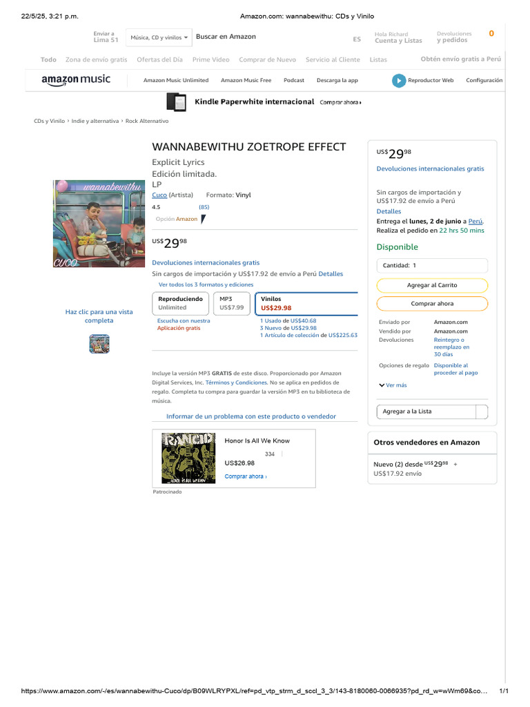 Wannabewithu - CDs y Vinilo | PDF | Disco compacto | Multimedia