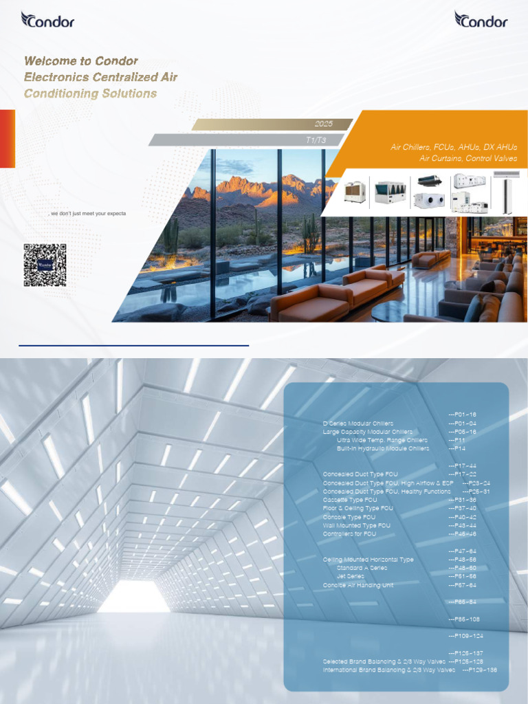 Condor Catalog Chillers Air Side Products_RGB_HD R2 | PDF | Air Conditioning | Home Appliance