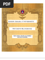 AASTU Students Handbook | PDF | Engineering | University And College ...