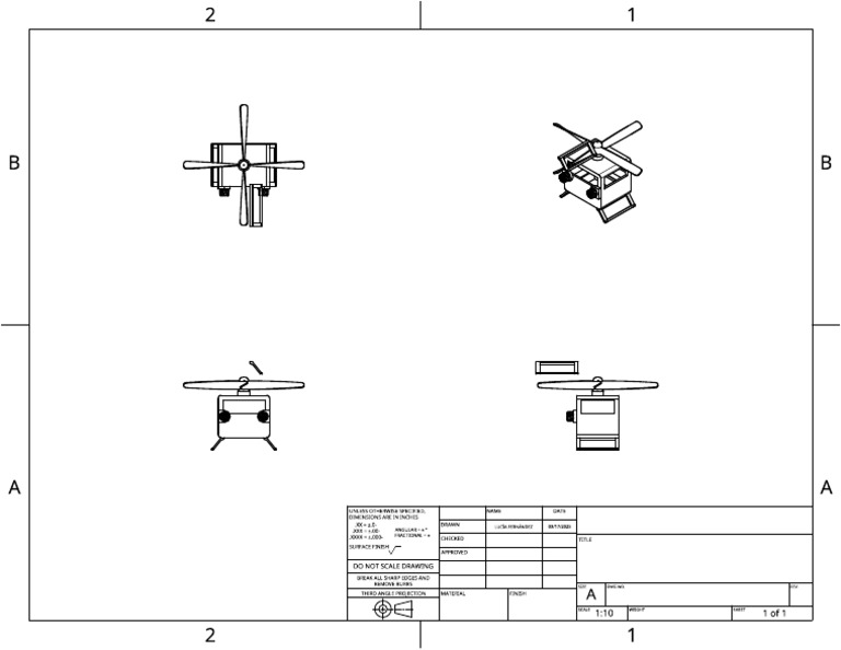 Assembly 1 Drawing 1 | PDF