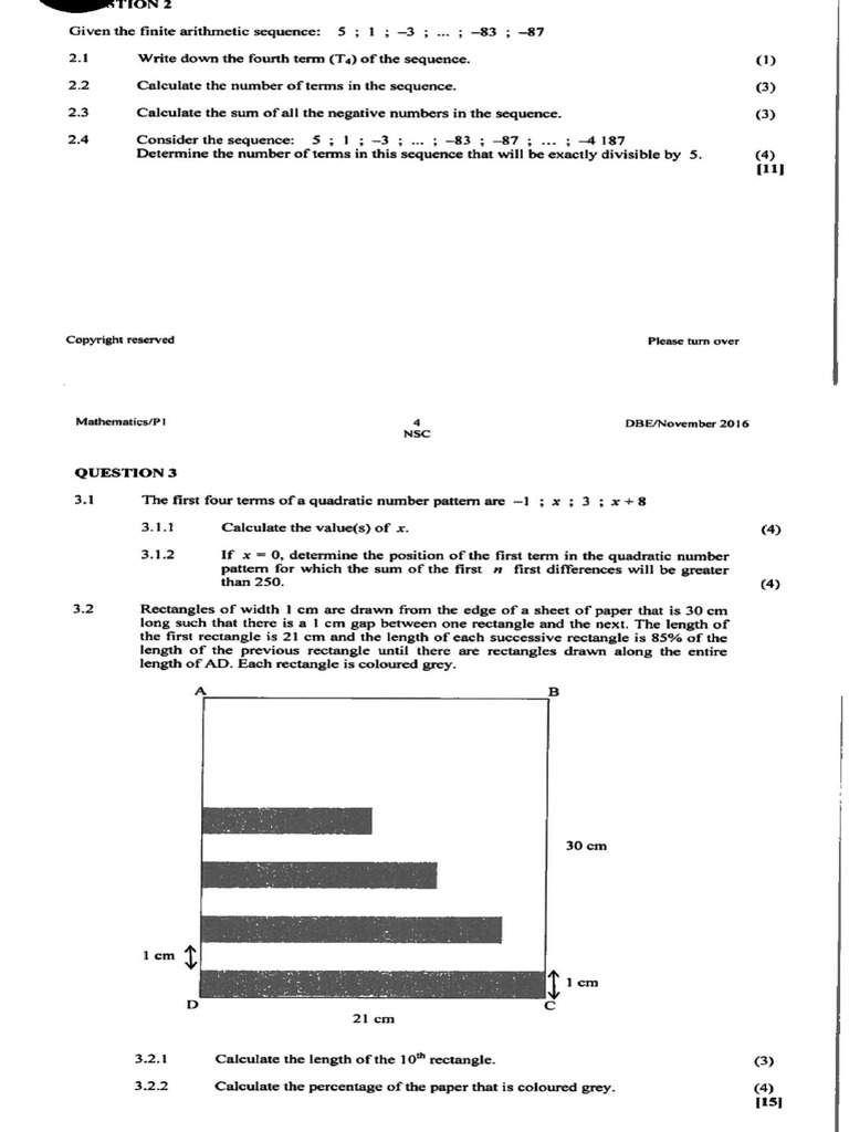 Grade 12 Sequences and Series Guide | PDF | Numbers | Elementary ...