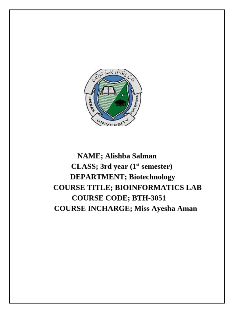 Bioinformatics Lab Assaignment 2 | PDF | Gene | National Center For ...