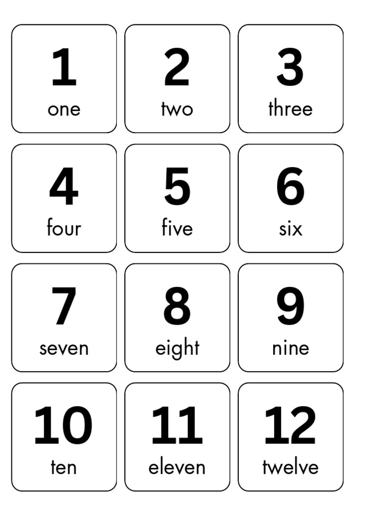 G1 B6 Numbers 1-20 Cards 24-25 SER | PDF