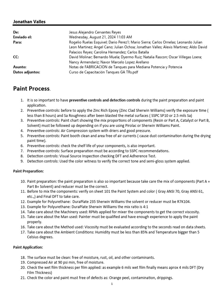 Cuidados Preparacion de Pintura | PDF | Paint | Industrial Processes