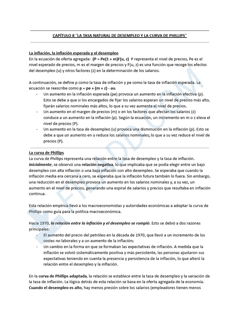 Resumen macro | PDF | Inflación | Tipo de cambio