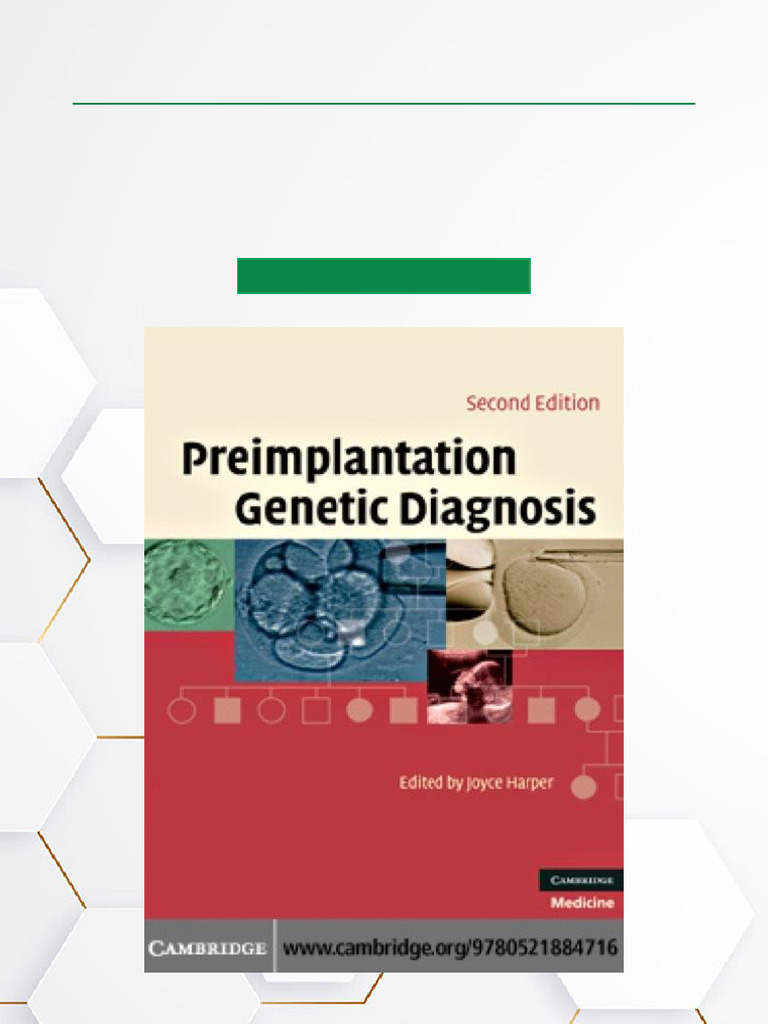 Preimplantation Genetic Diagnosis - 2nd Edition Digital PDF Download ...