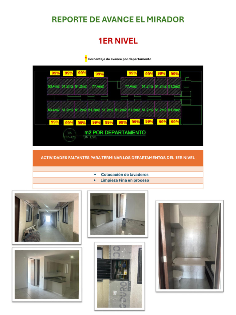 Reporte de Avance Del Niveles 05052025 | PDF