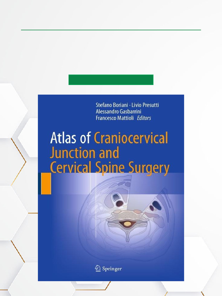 Atlas of Craniocervical Junction and Cervical Spine Surgery Full-Resolution Download | PDF ...