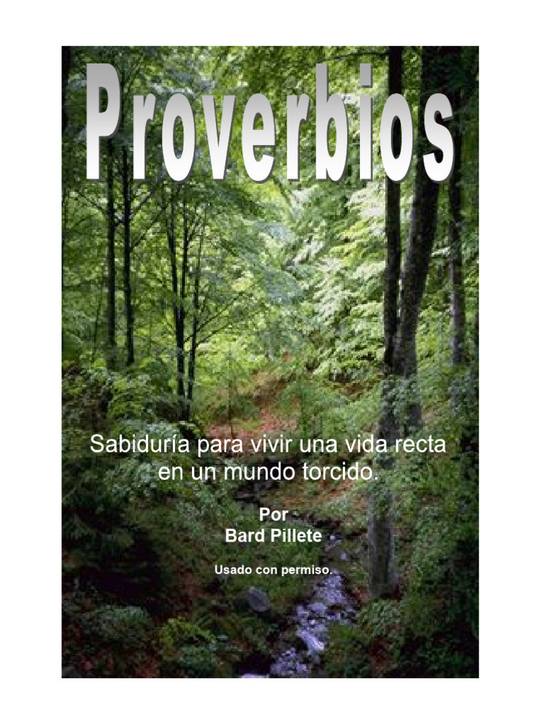 Proverbios | PDF | Libro de proverbios | Sabiduría
