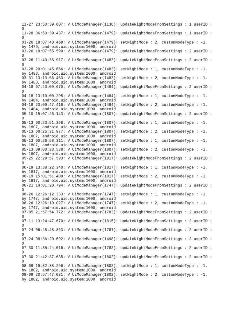 Dark Mode Log1 | PDF