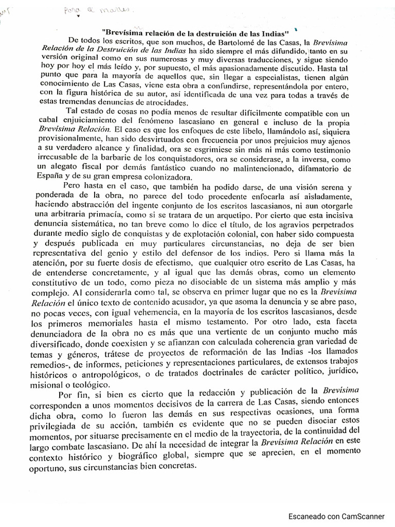 Bartolome de Las Casa | PDF