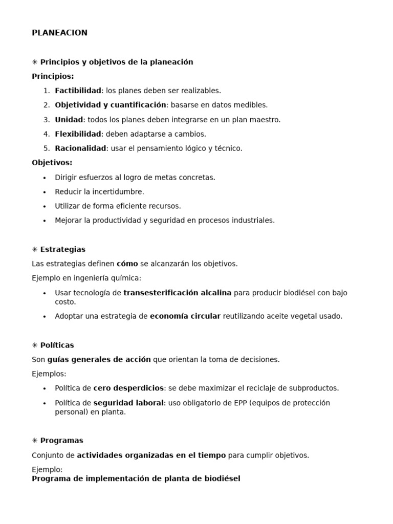 Planeacion y Organizacion - Alumnos | PDF | Biodiésel | Scada