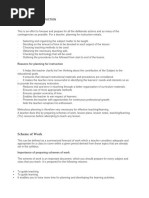 Components of A Scheme of Work | PDF | Syllabus | Teachers