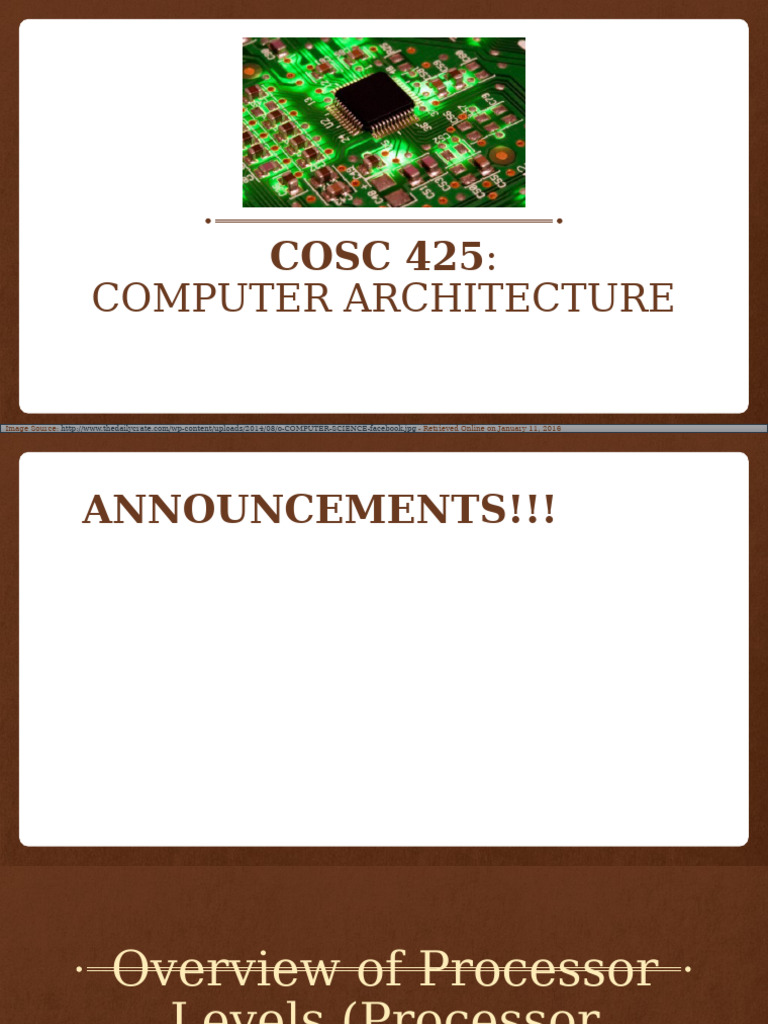 Module 03 - Registers & Processor Microarchitecture | PDF | Central ...