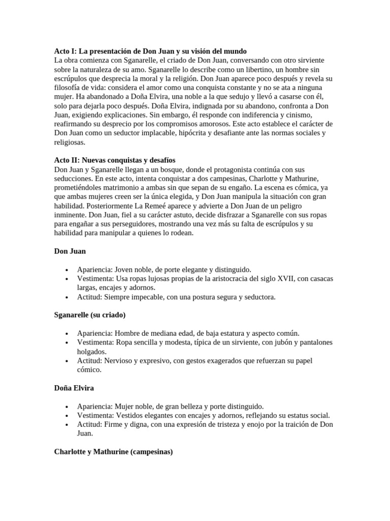 Don Juan | PDF | Ropa | Infidelidad