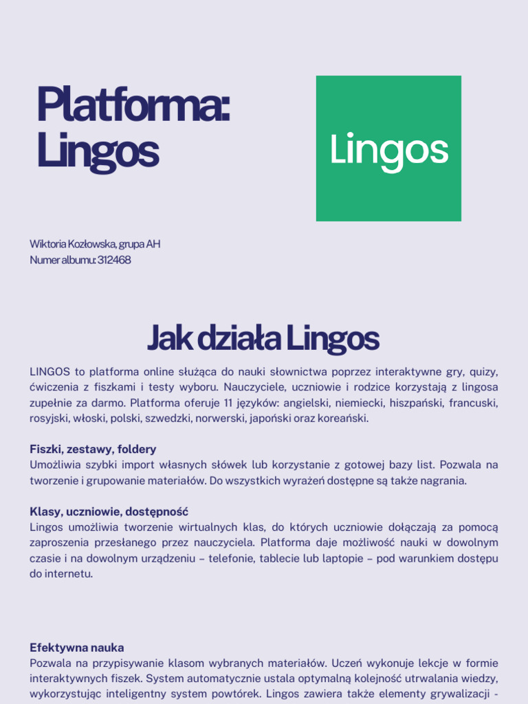 Lingos | PDF